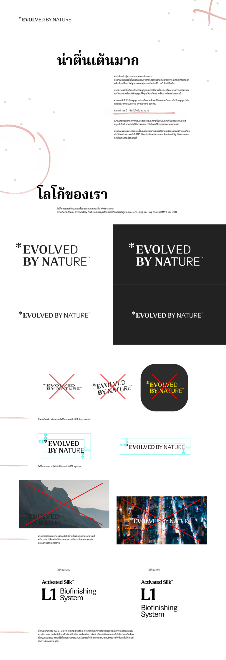 Brand Guidelines: Activated Silk™ L1 Biofinishing System - Evolved By ...